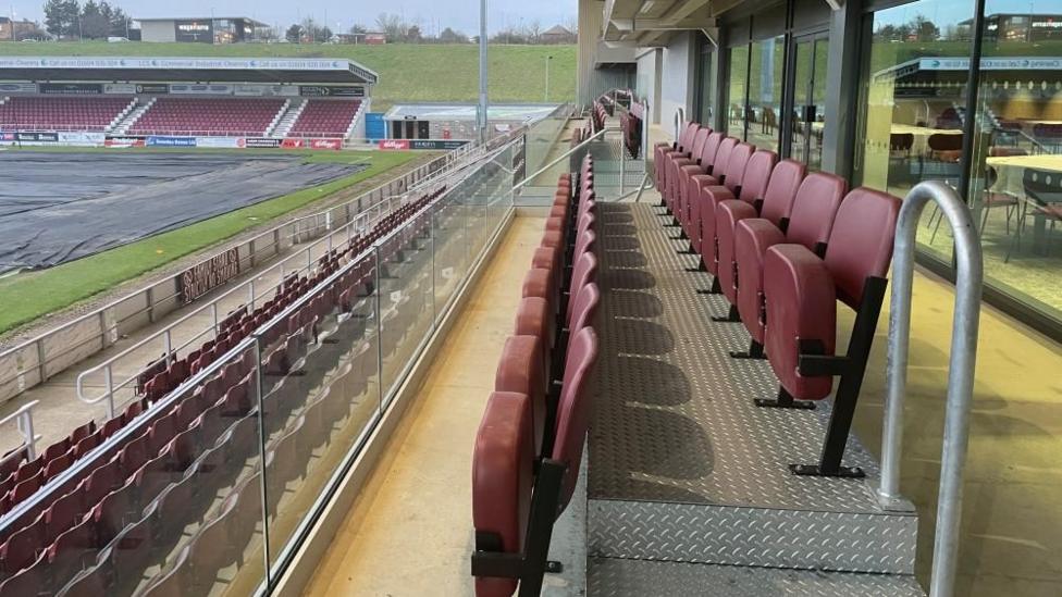Northampton Town's new East Stand to finally open after 10 years - BBC News