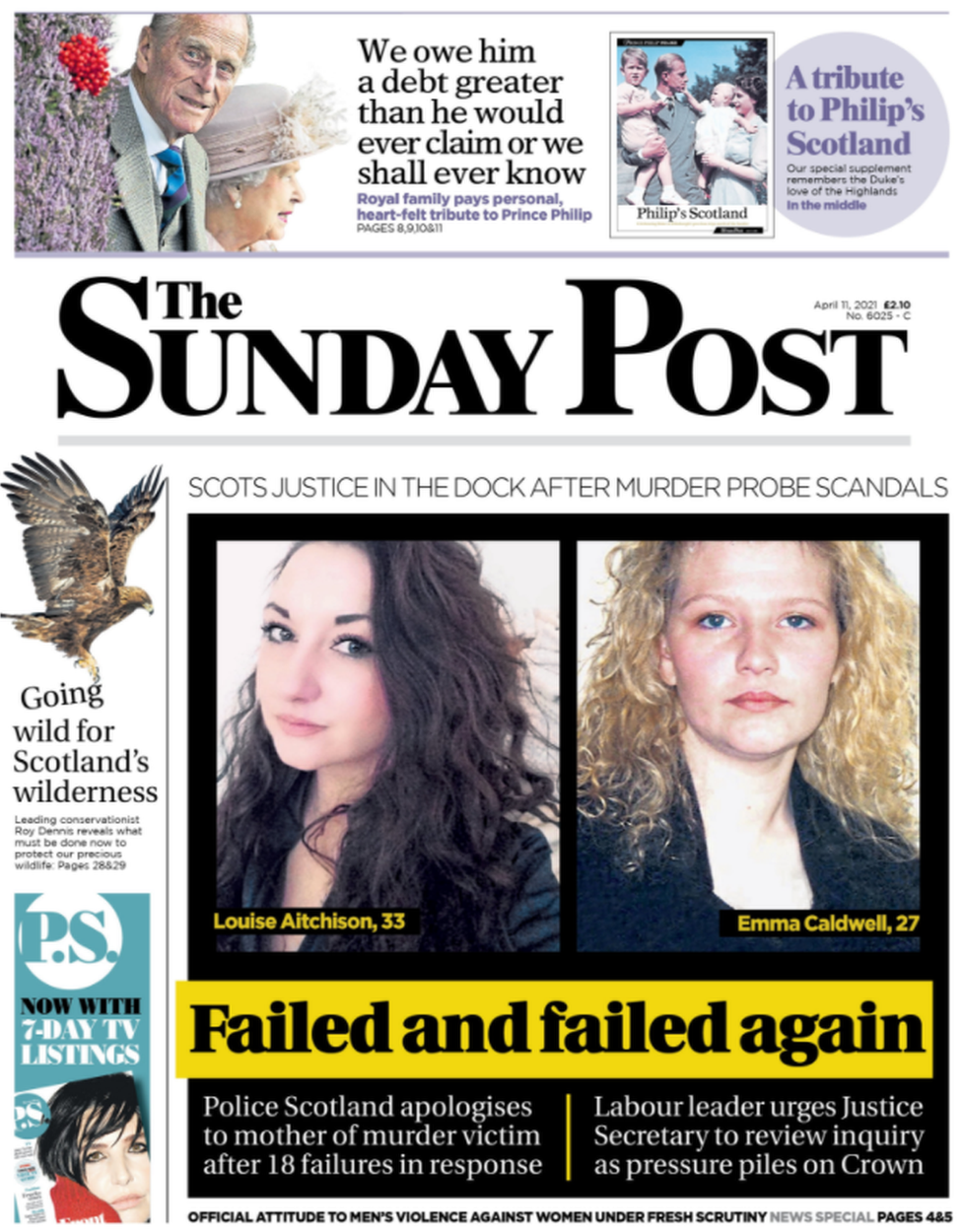 Scotland's papers: Duke missed 'enormously' as funeral plans released ...