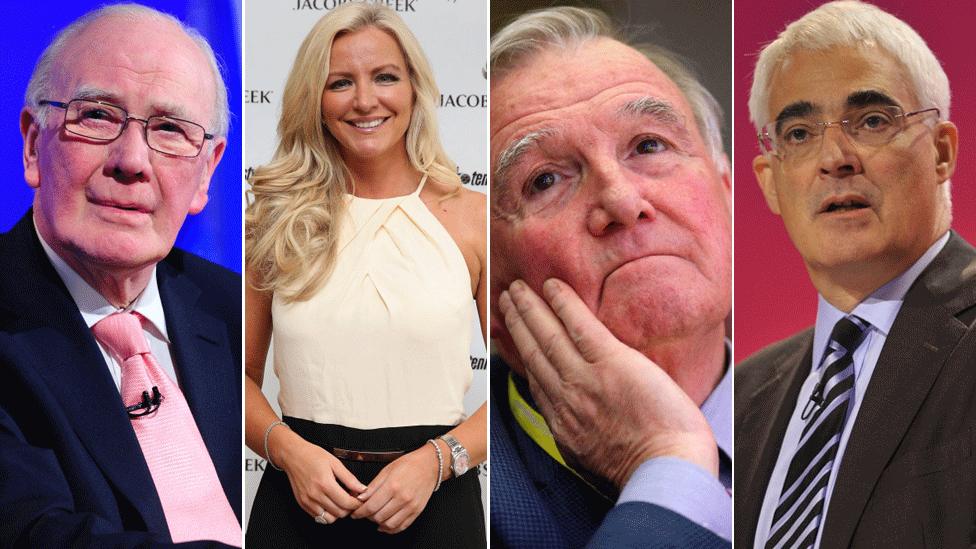 Ex MPs Darling, Campbell and Bruce made peers alongside entrepreneur ...