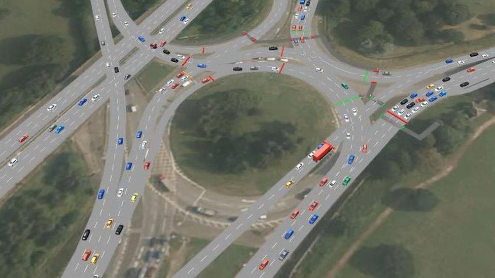 £13m upgrade for M4 junction in Newport to ease traffic - BBC News
