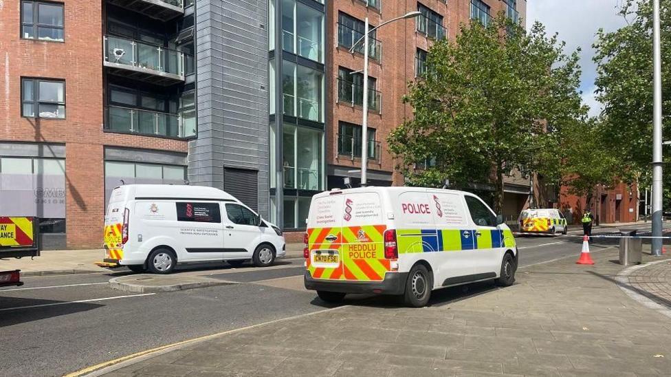 Dau ddyn yn euog o lofruddiaeth dyn 33 oed yn Abertawe - BBC Cymru Fyw