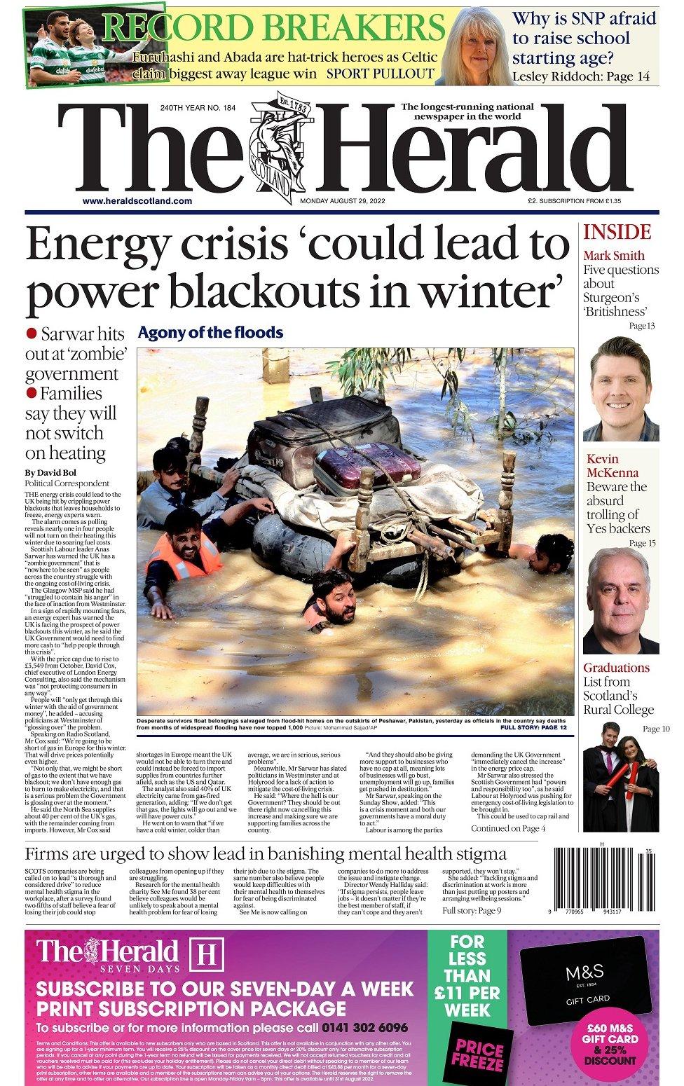 Scotland's papers: Hope for end of bin strikes and 'winter blackouts ...
