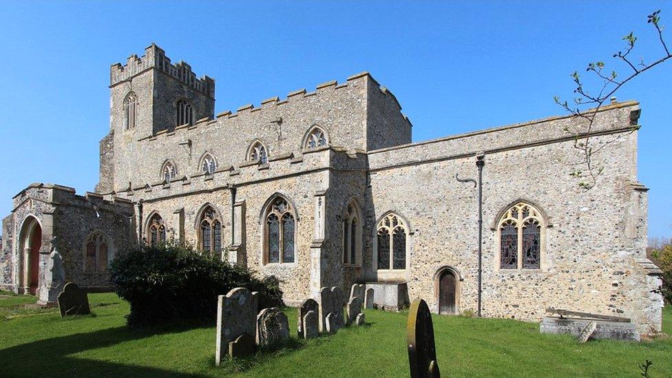 Ruth Rendell's ashes interred in Suffolk next to husband's - BBC News