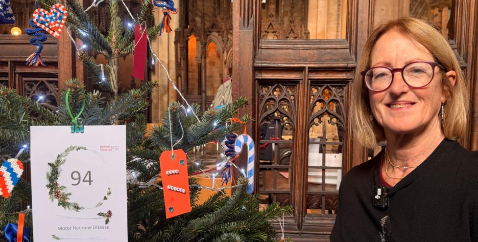 More than 150 trees at Beverley Christmas Tree Festival - BBC News