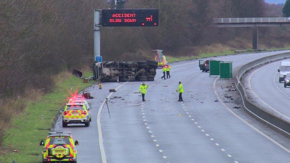 Joetta Shumba death: Man charged after M62 crash - BBC News