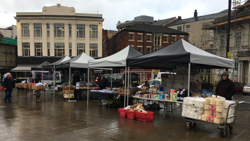 Rochdale market saved from closure by trader - BBC News
