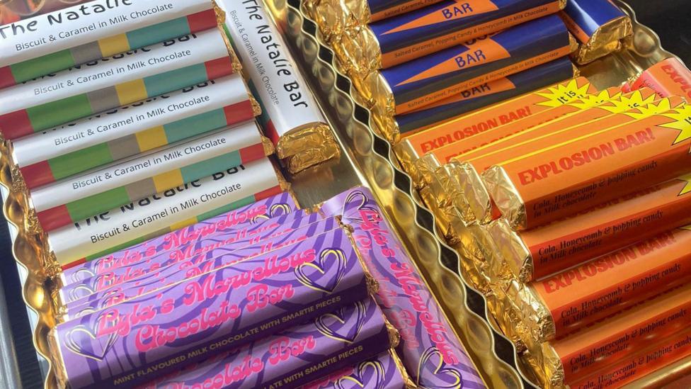 Children's chocolate bar ideas brought to life in competition - BBC News