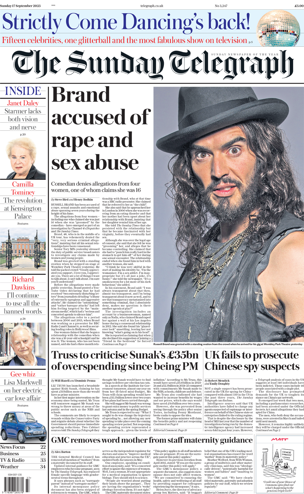 Russell Brand allegations and 'crisis-hit NHS' - BBC News