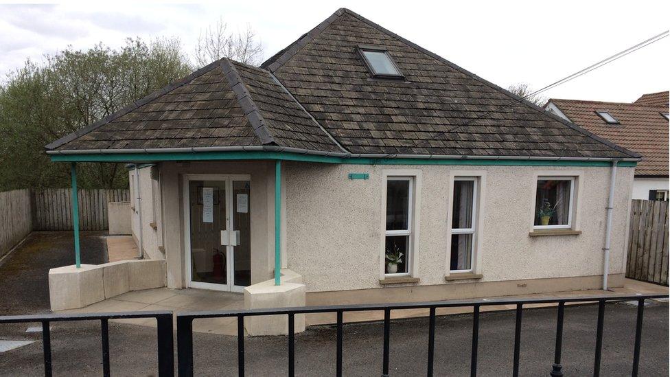 Protest against closure of Roslea GP surgery - BBC News