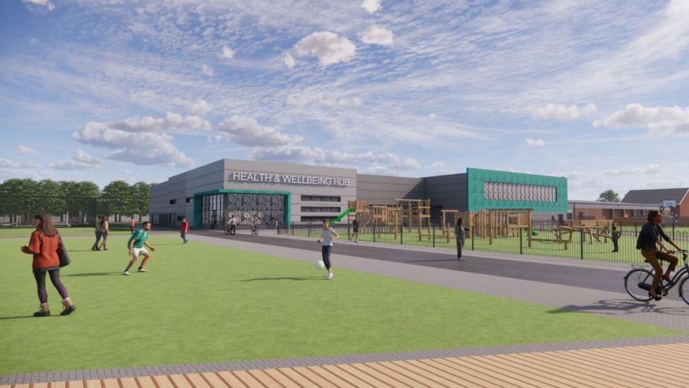 Plans approved for £26m Spalding leisure centre - BBC News