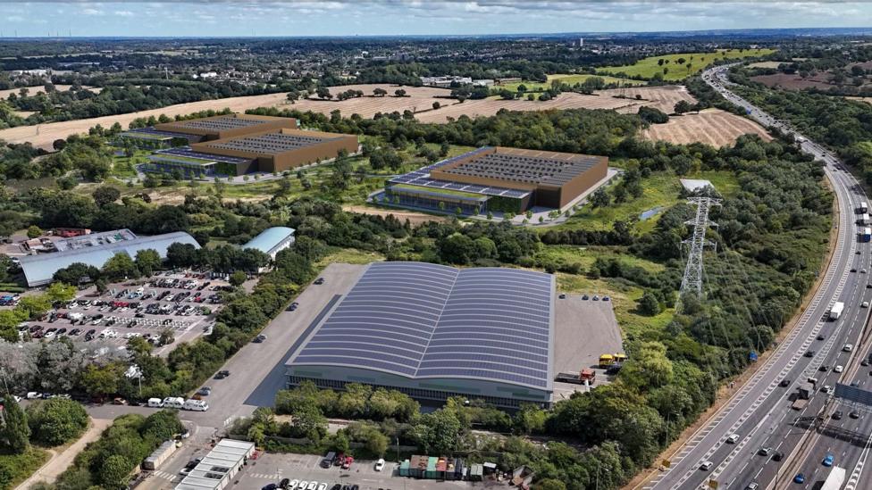 Outline plans for massive Hertfordshire data centre win approval - BBC News
