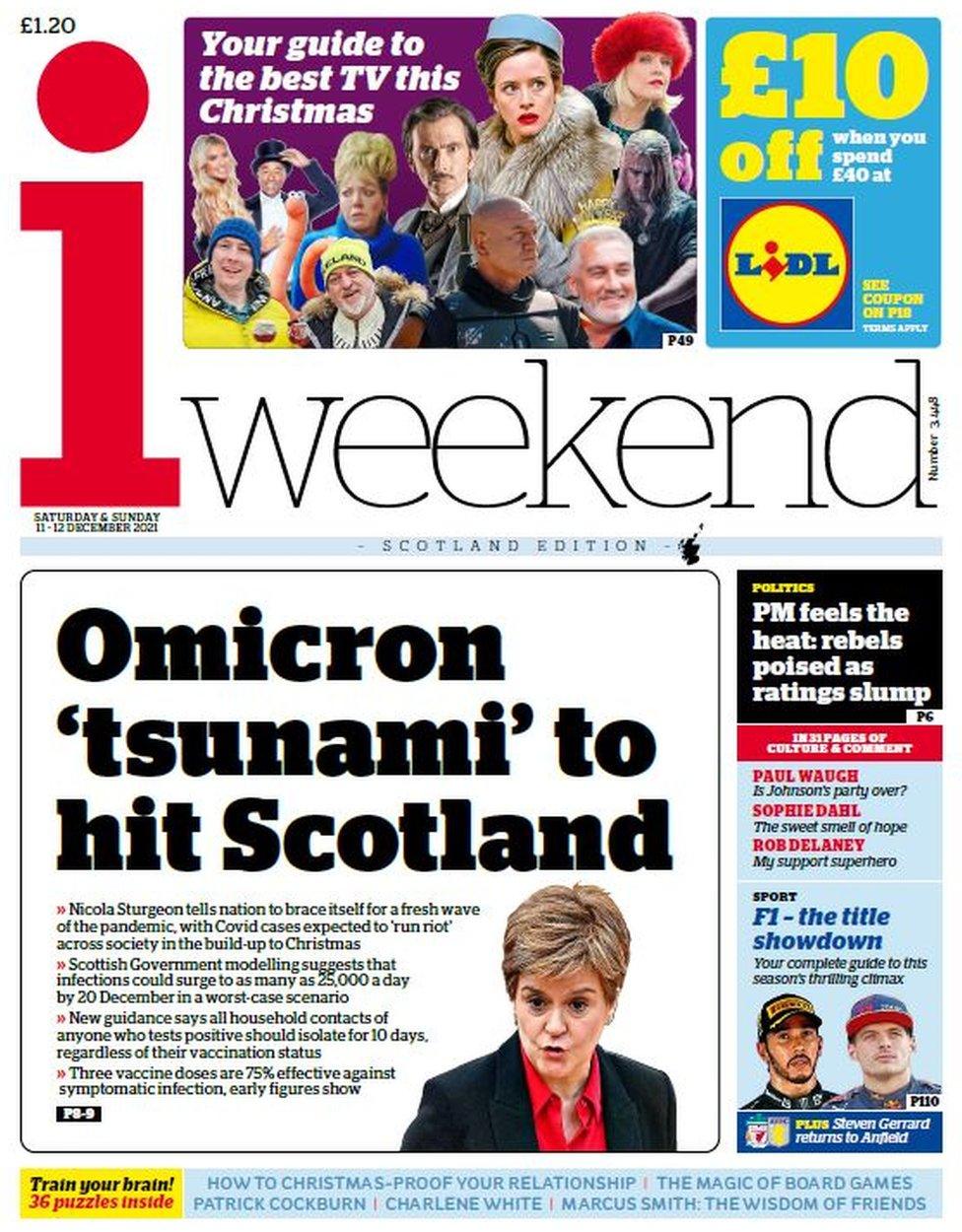 Scotland's papers: Omicron 'tsunami' and hospitality 'catastrophe ...