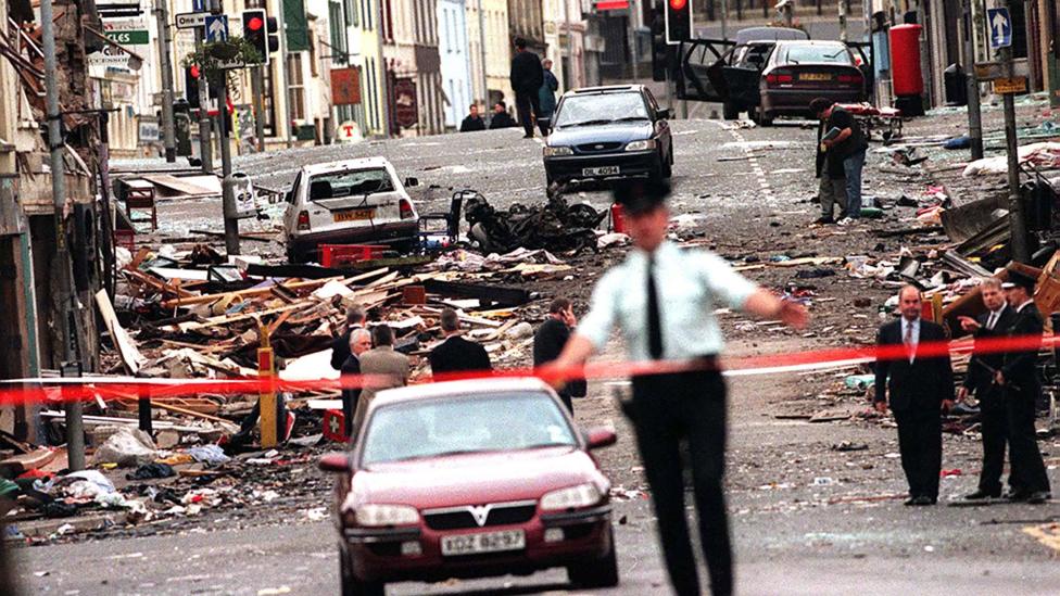 Omagh Bomb: Survivor recalls children shouting for their mothers - BBC News