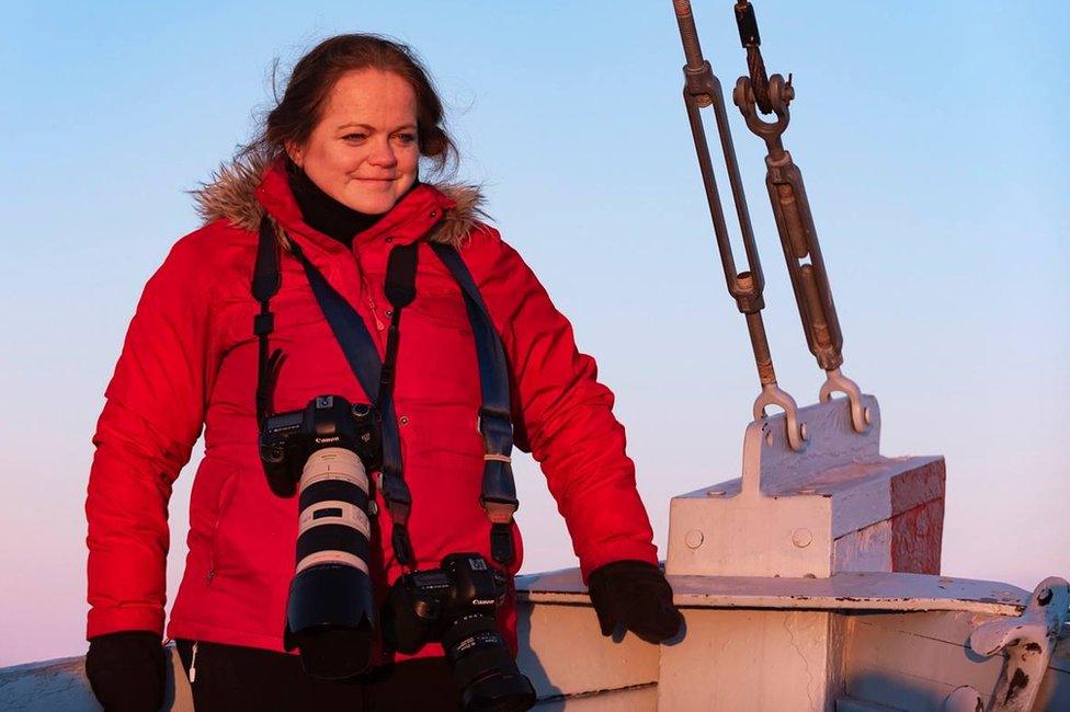 Photographer's son pays tribute after her death in Harris - BBC News