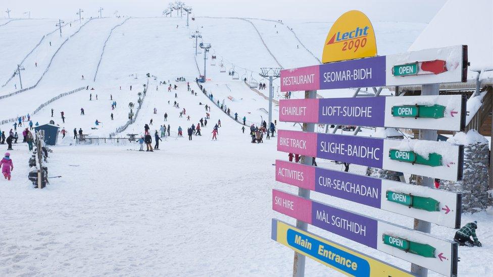 Ski resorts pinning hopes on half term school break - BBC News