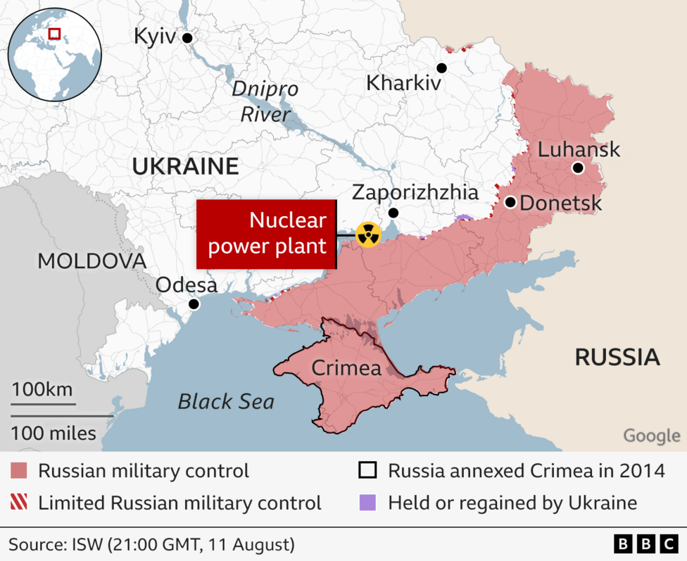 Zaporizhzhia nuclear plant: Ukraine and Russia trade blame over fire ...