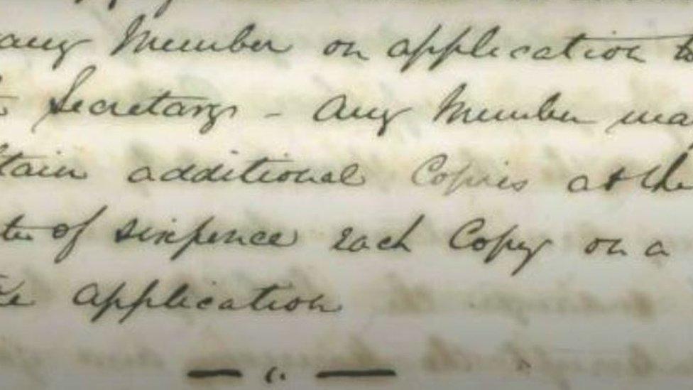 'First football rules' on show for first time with FA Cup - BBC News