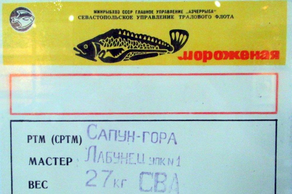 Caithness artist finds inspiration in Soviet-era labels - BBC News