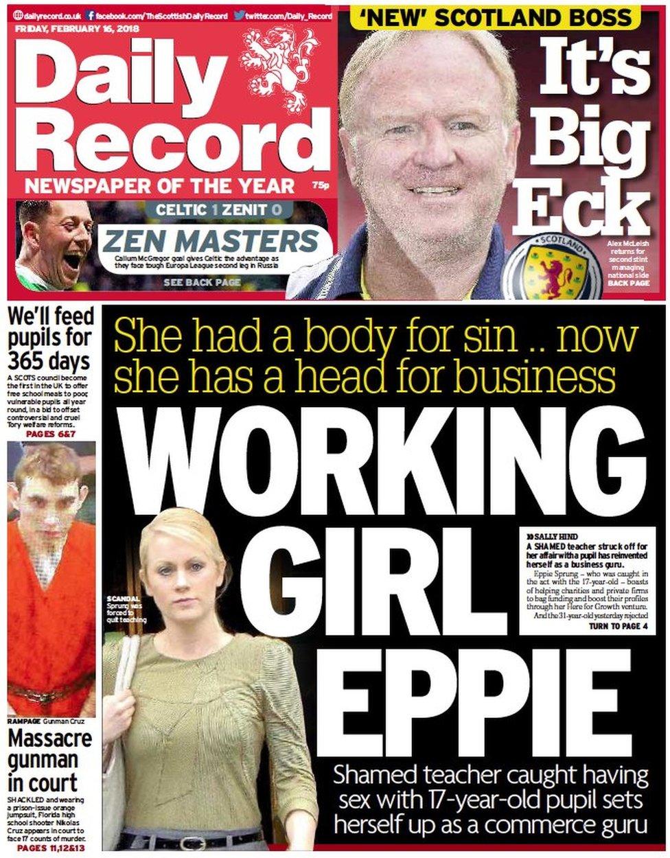 The papers: Outcry over 'golden goodbye' - BBC News