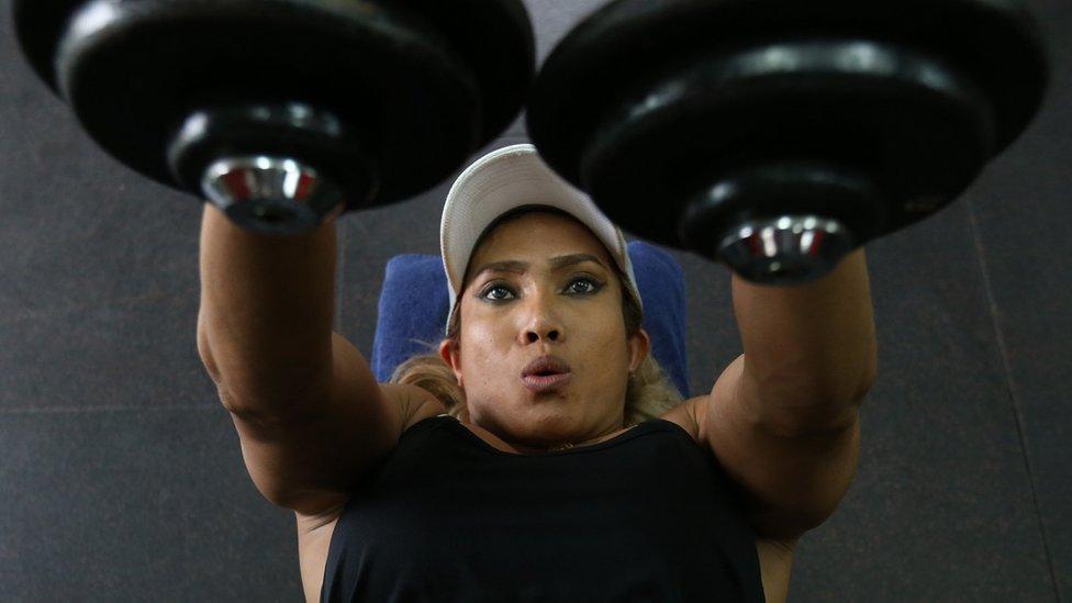 100 Women: Thai woman fights stigma to become a bodybuilder - BBC News