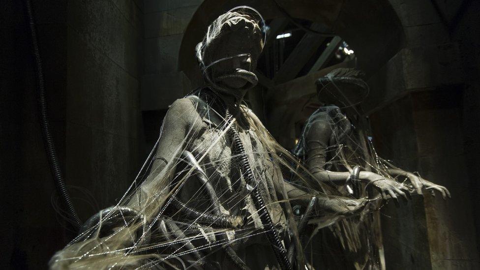 Playing one of Doctor Who's scariest monsters - BBC News