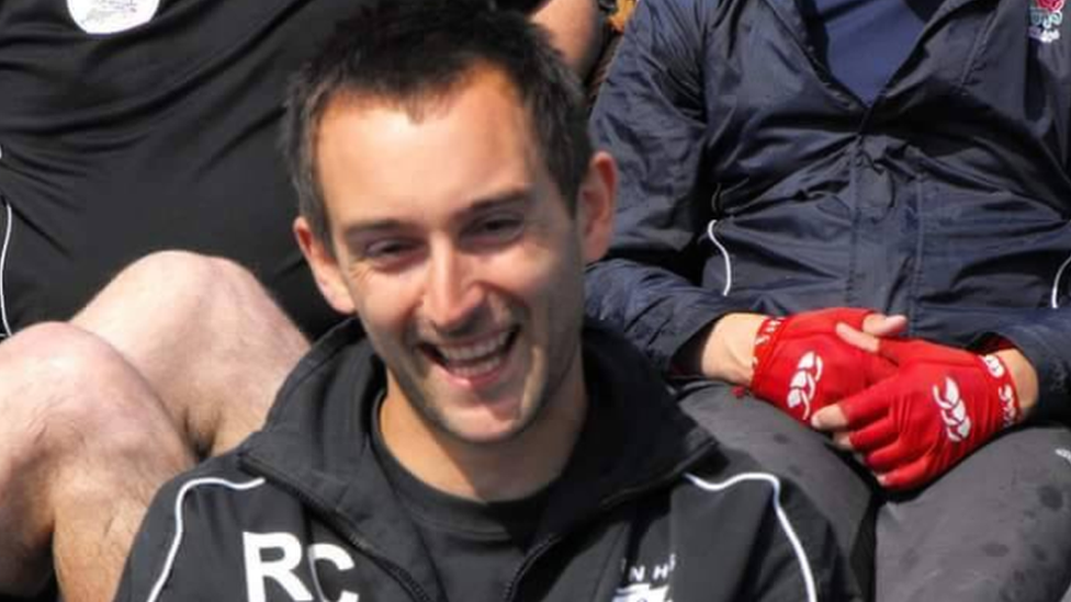 School sports centre to open in tribute to Rob Campbell - BBC News