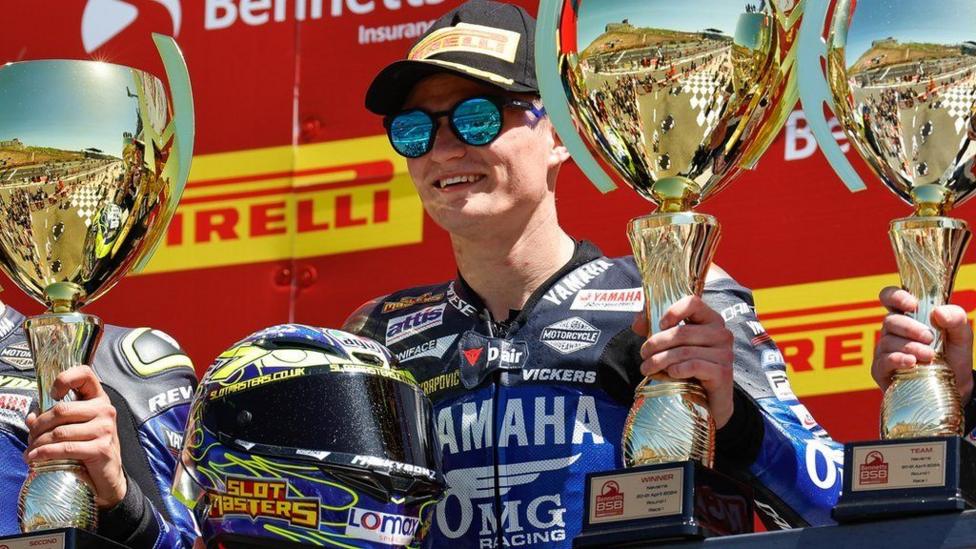 British Superbikes: Ryan Vickers makes great comeback after crash - BBC ...