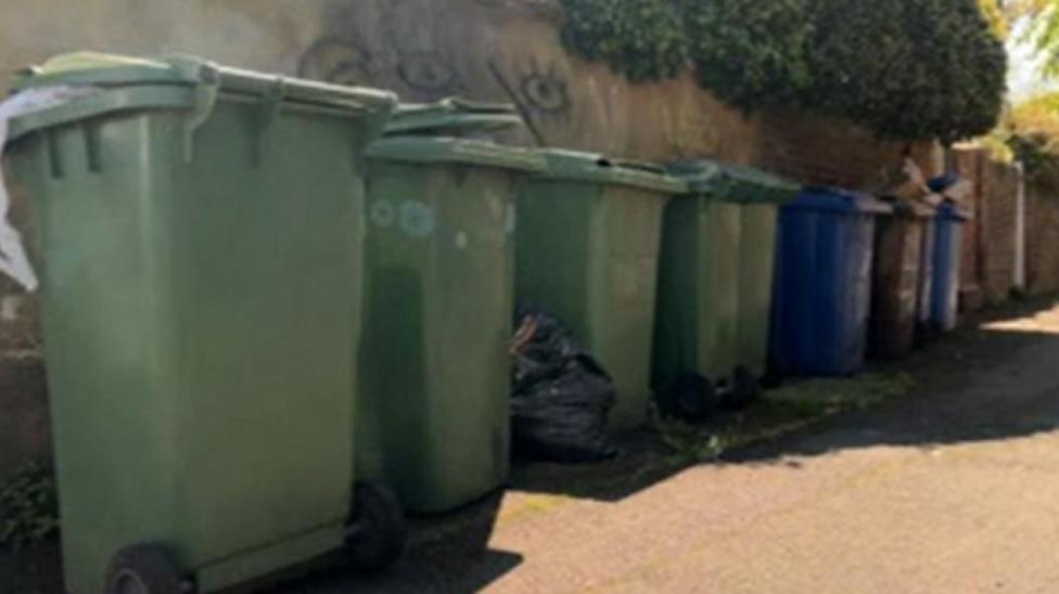 Kent bins go uncollected for weeks after contractor change - BBC News