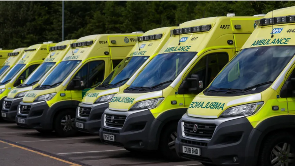 West Midlands ambulance handover delays 'worst in England' - BBC News