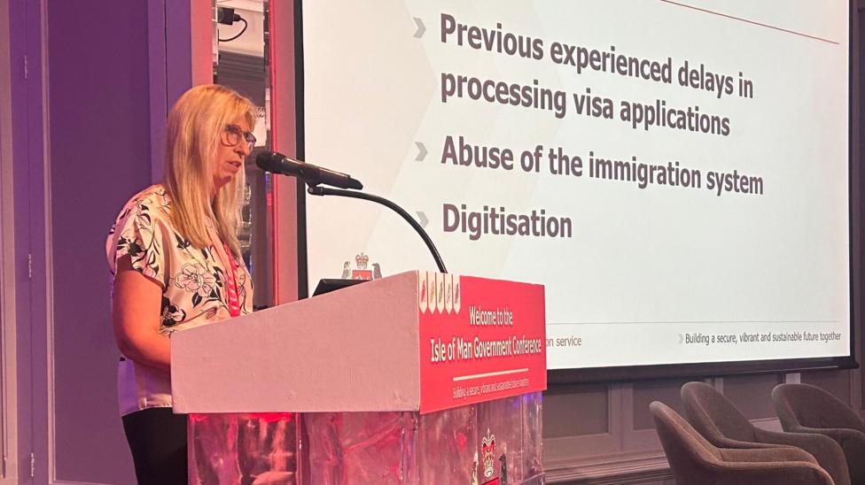 Isle of Man visa application backlog halved since January - BBC News
