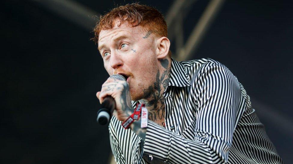 Frank Carter 'lucky to be alive' after car crash in Devon - BBC News