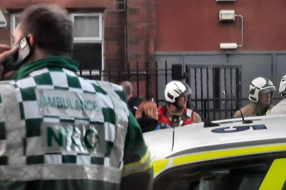 Homes evacuated after hazardous substances alert - BBC News