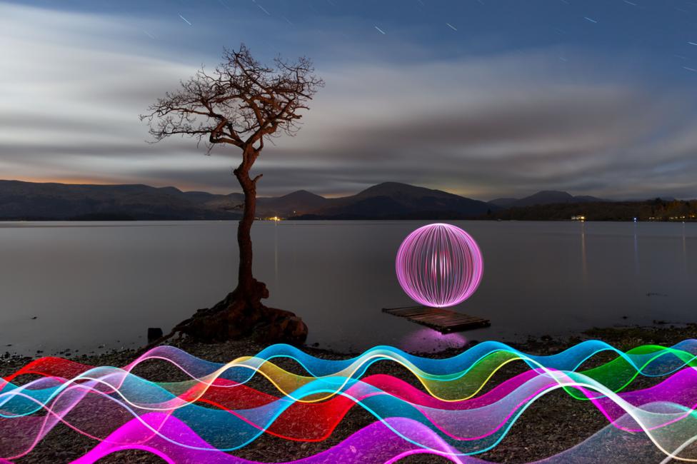 Photographer David Gilliver uses 'light sabre' to create magical photos ...