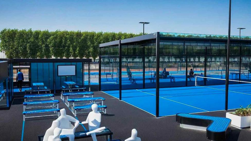 Conversion of Noble's Park tennis courts to padel centre backed - BBC News
