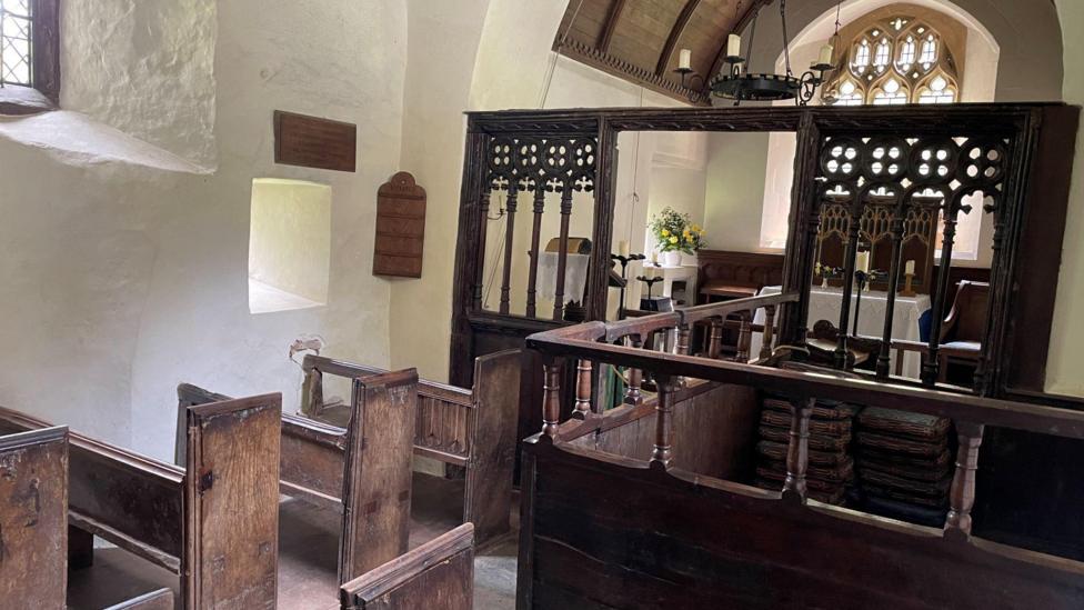 St Beuno's: The smallest church in England still holding services - BBC ...