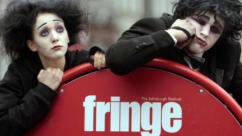 Edinburgh Fringe boosts revenues for ticketing firm Red61 - BBC News