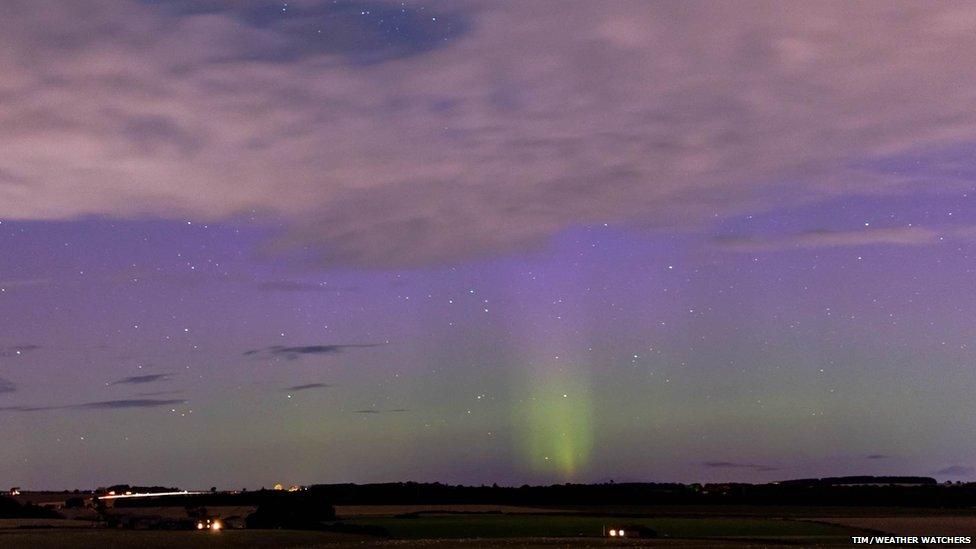 Moonlit sunsets and the Northern Lights - BBC Weather