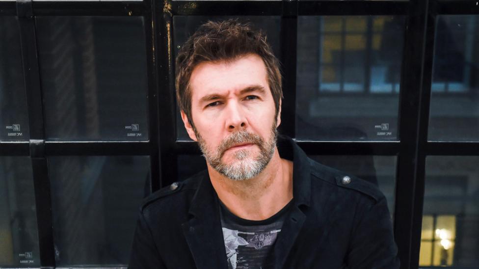 Rhod Gilbert: Welsh comedian high on life after cancer treatment - BBC News