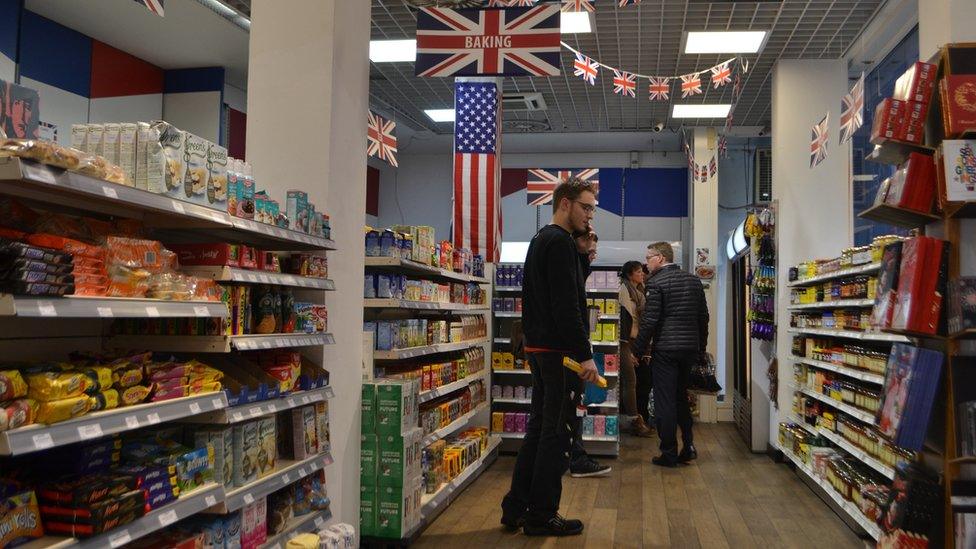 Taste of home: The enduring popularity of expat food shops - BBC News