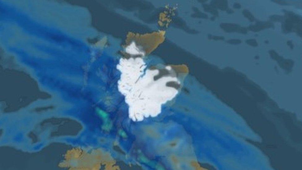 Snow and ice affects travel in Scotland - BBC News