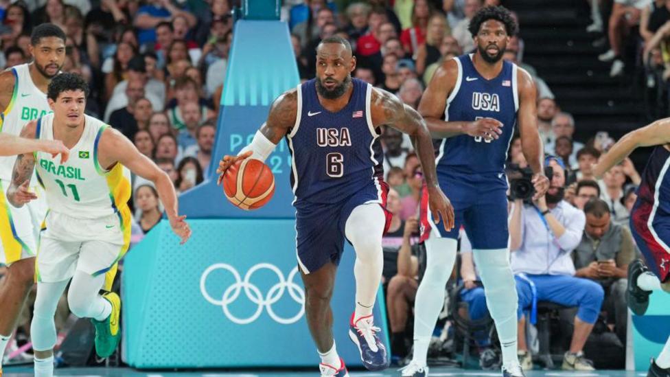 Paris Olympics 2024: USA beat Brazil to reach semi-finals - BBC Sport