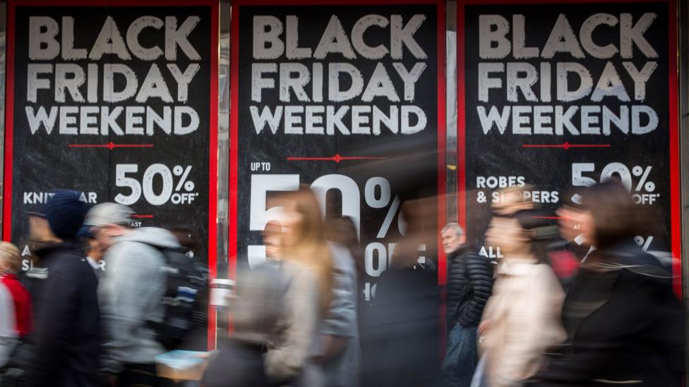 Black Friday: online spending surge in UK and US - BBC News