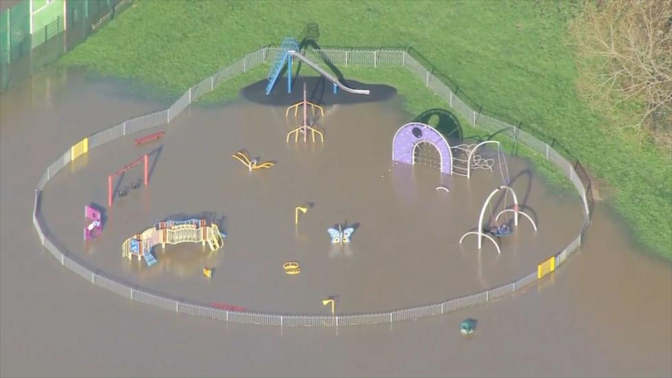 Chippenham still recovering six months after Storm Bert flooding - BBC News