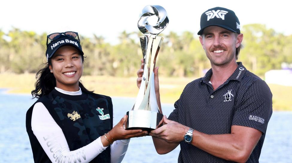 Patty Tavatanakit & Jake Knapp win mixed PGA/LPGA Tour event - BBC Sport