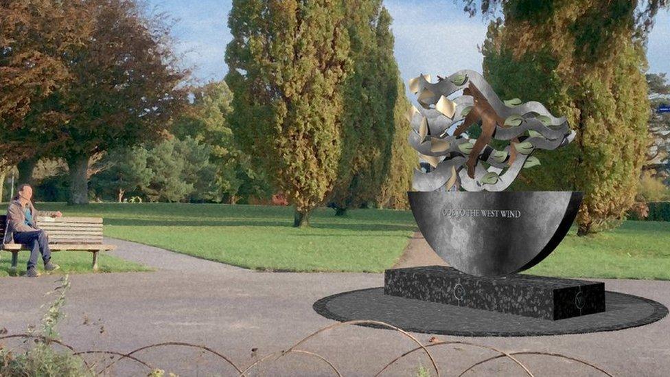 Horsham: Public consulted on Shelley memorial statue - BBC News