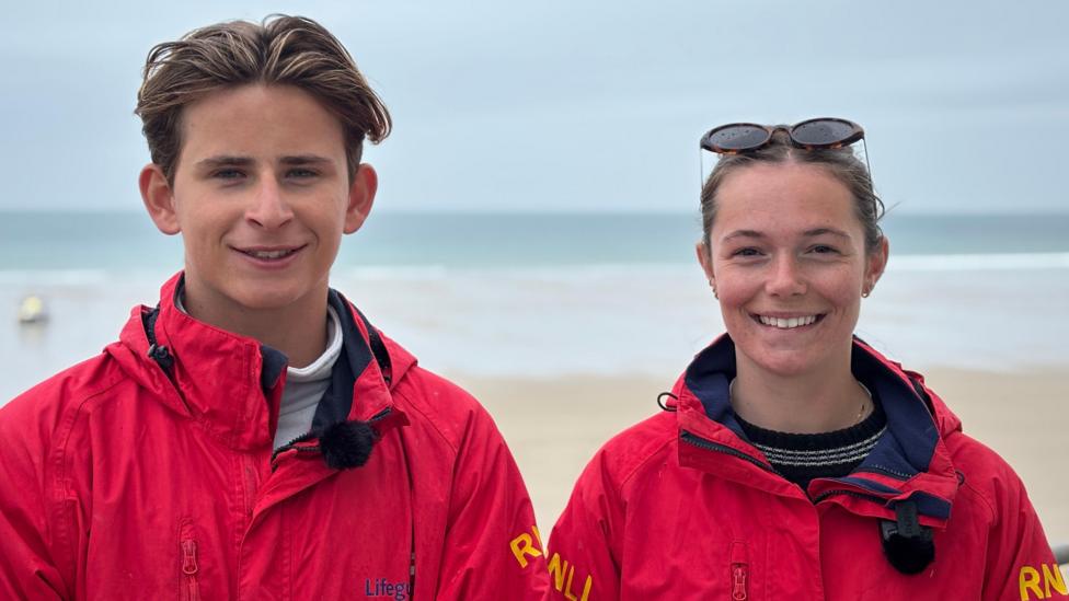 We're proud of our lifeguard team - Jersey RNLI - BBC News