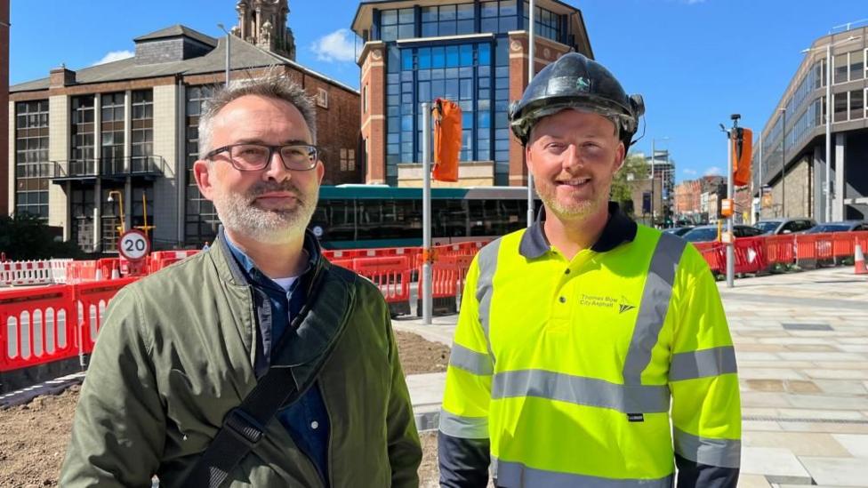Disruption warning for Nottingham city centre road works - BBC News