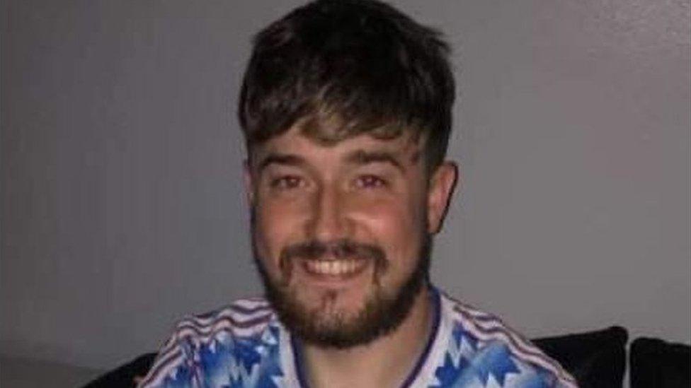 Aaron Harkin: Strabane van crash victim identified - BBC News