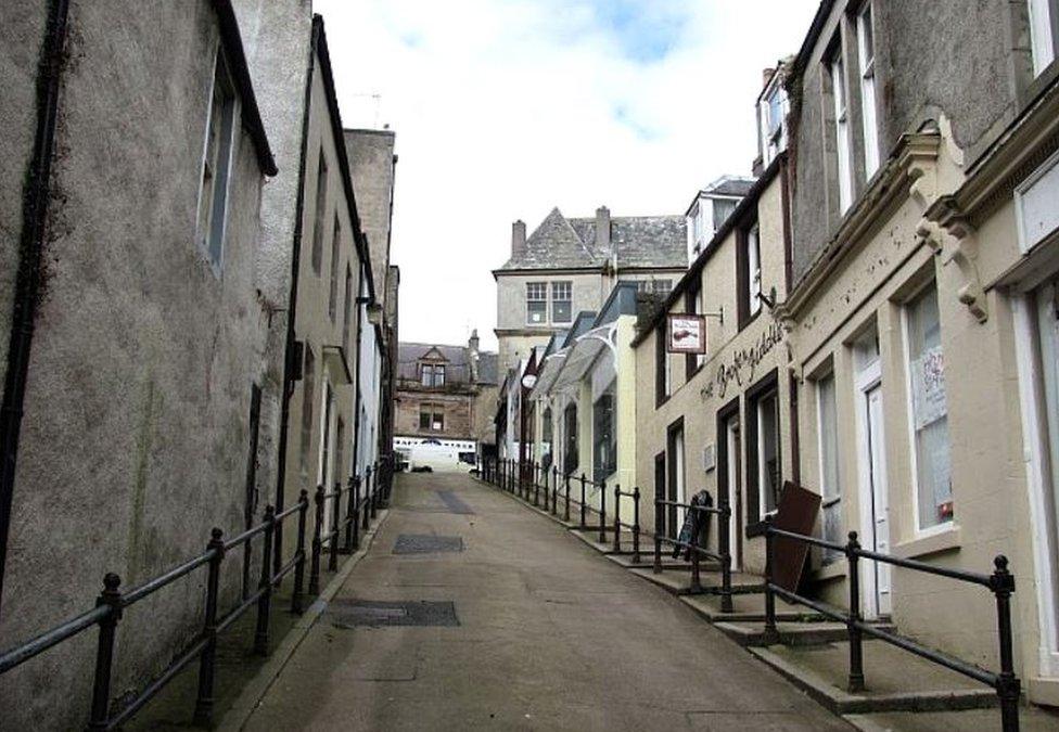 Is this Scotland's steepest street? - BBC News