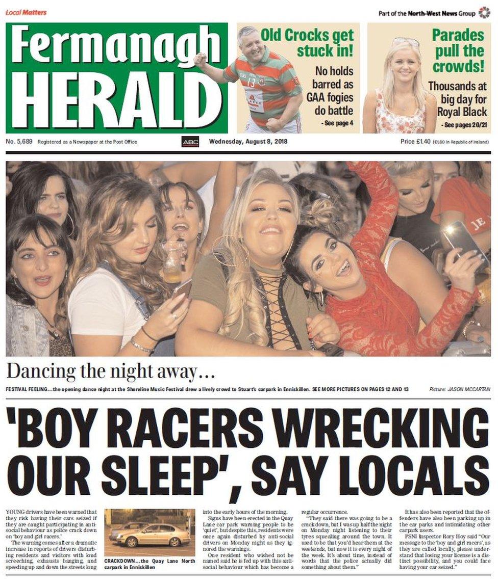 NI weekly papers: Hockey heroes and boy racers - BBC News